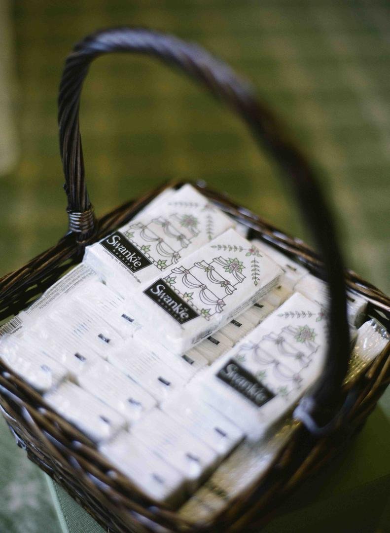 Basket of Ceremony Tissues
