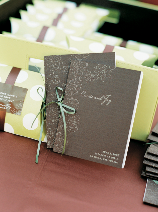 Brown Ceremony Program