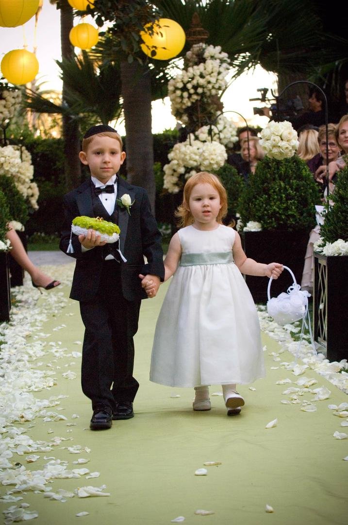 Garden Wedding Children Attendants