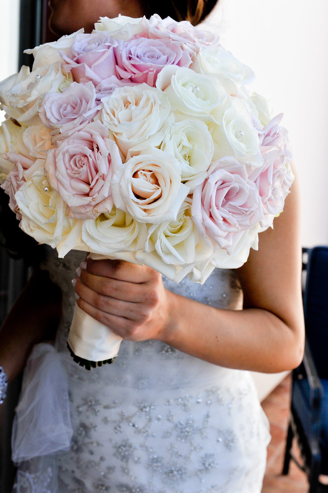 Bouquets Photos - Soft-Hued Rose Bridal Bouquet - Inside Weddings