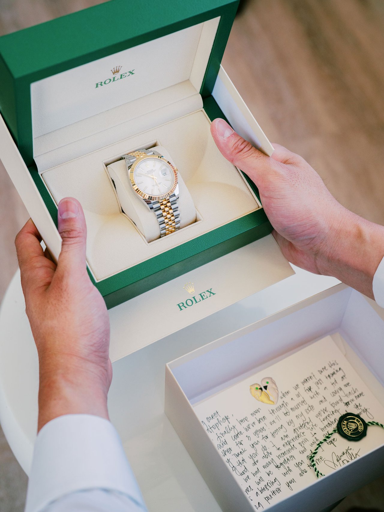Rolex Gift for Groom from Bride