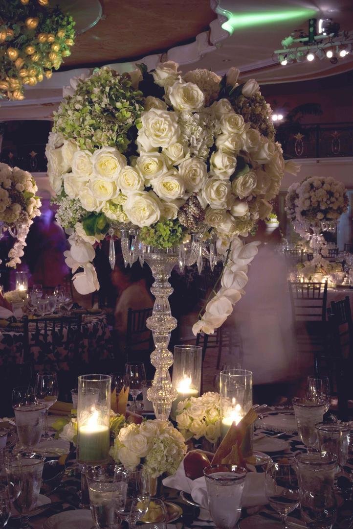 Crystal Candelabra Centerpiece