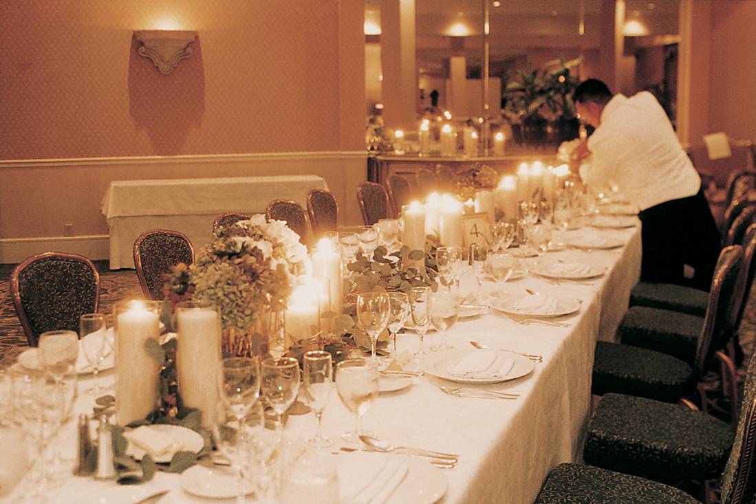 Intimate Reception Tablescape