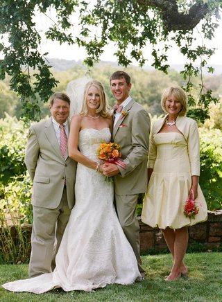 Guests + Family Photos - The Groom's Parents in Springtime Attire ...