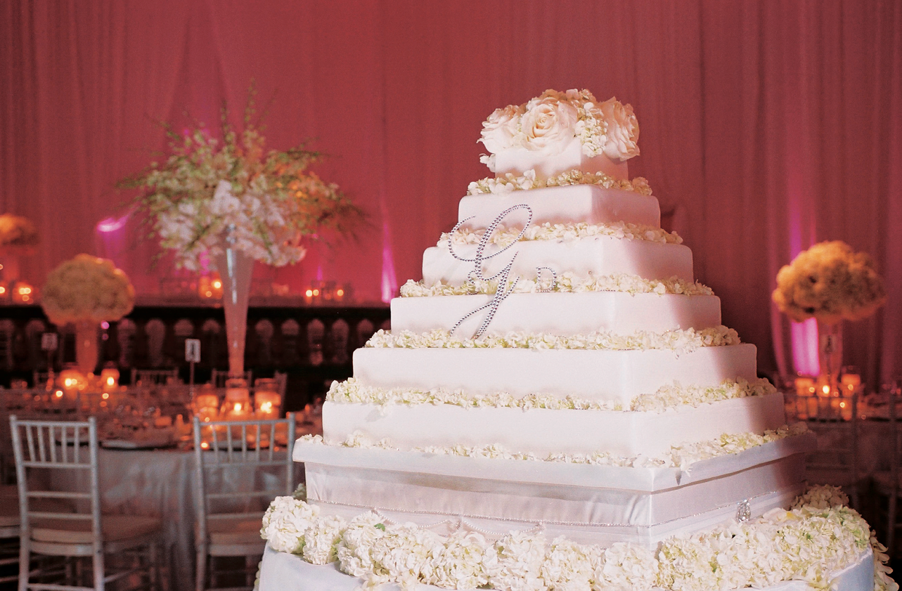 Pyramid Wedding Cake