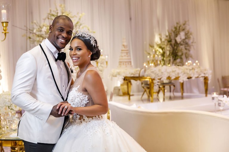 Shannon & Tahir Whitehead at Wedding