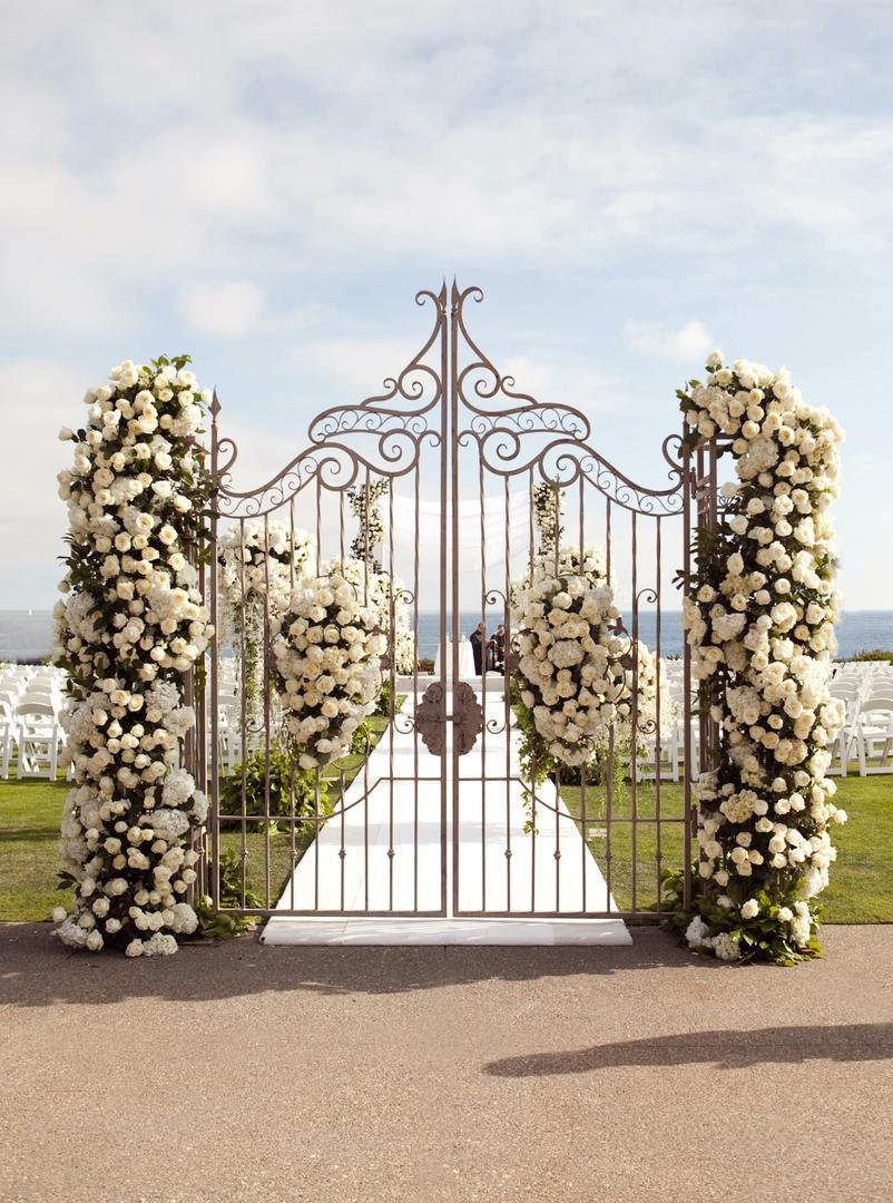 Floral-Embellished Gate