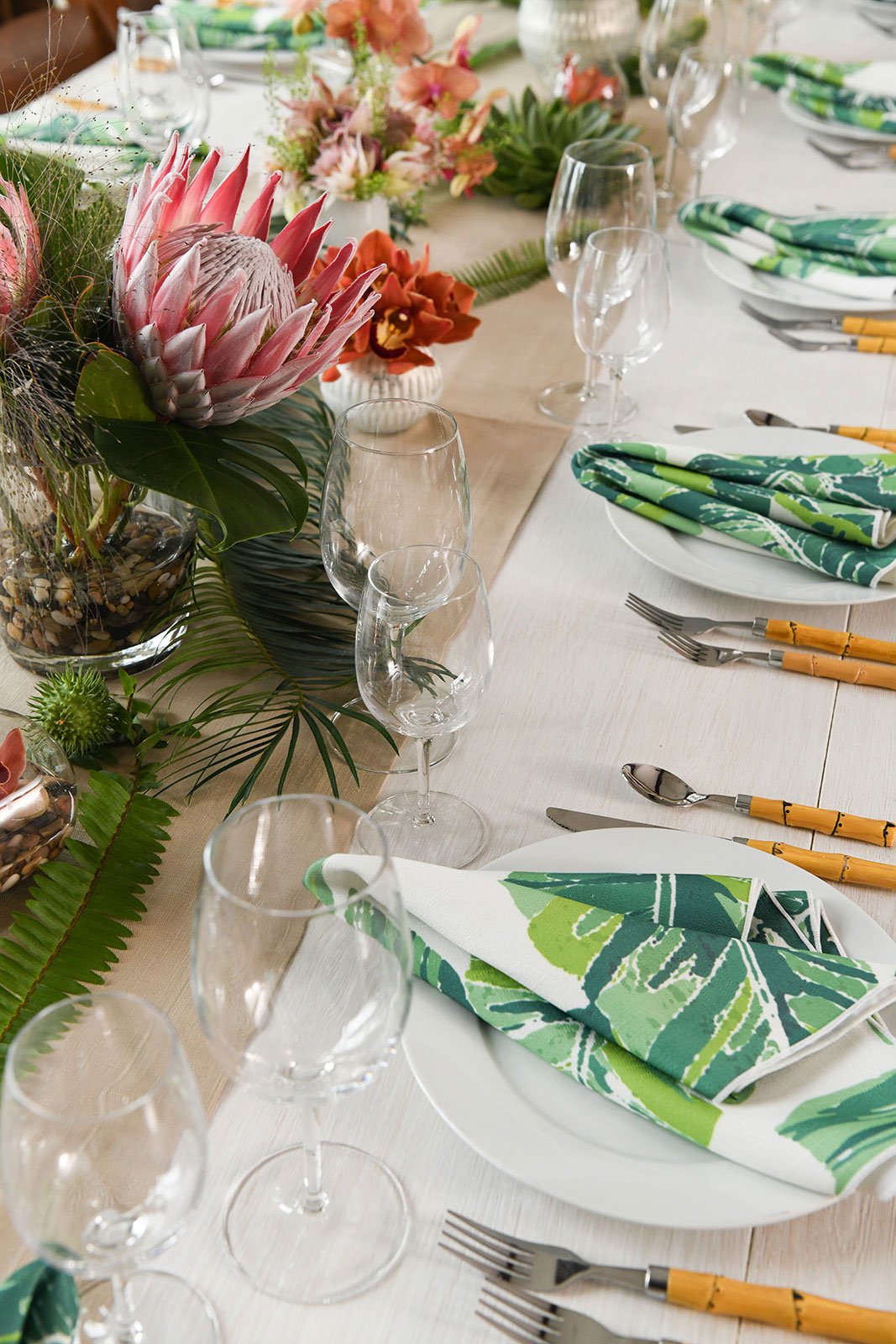 "Tiki Chic" Tropical, Jamaican Island-Themed Engagement Party