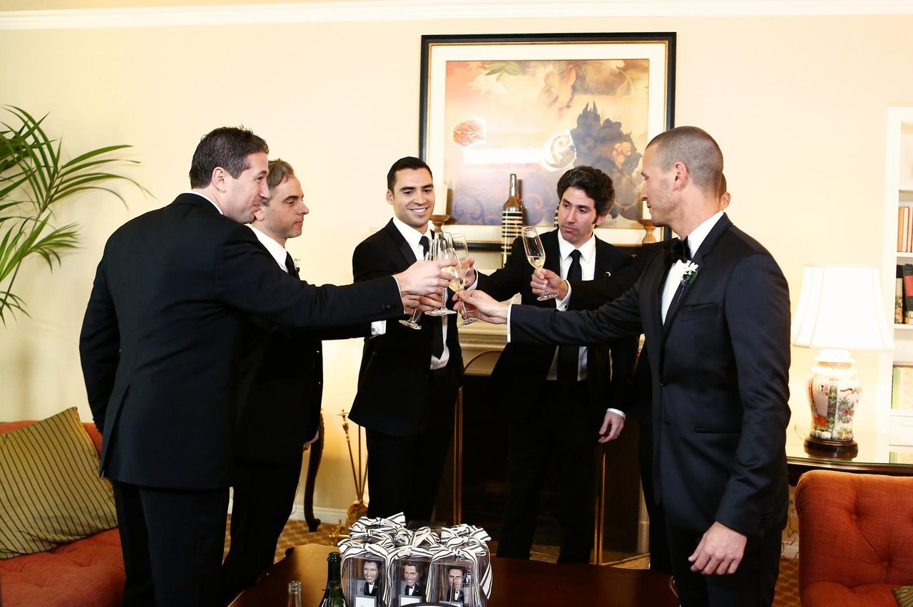 Men's Champagne Toast
