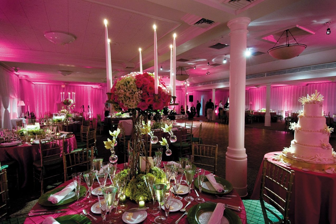 Pink Lighting Reception