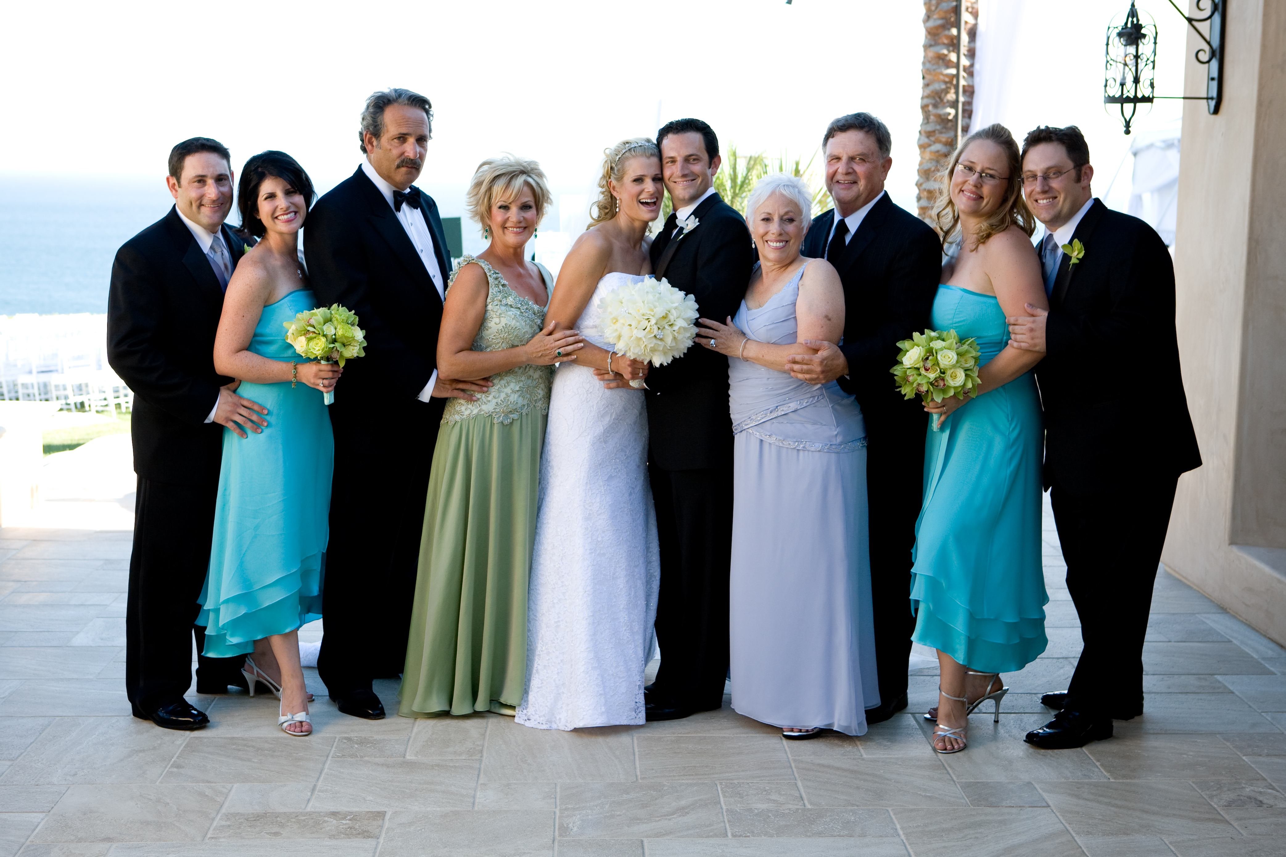 Guests + Family Photos - The Couple's Families + Ocean Backdrop ...