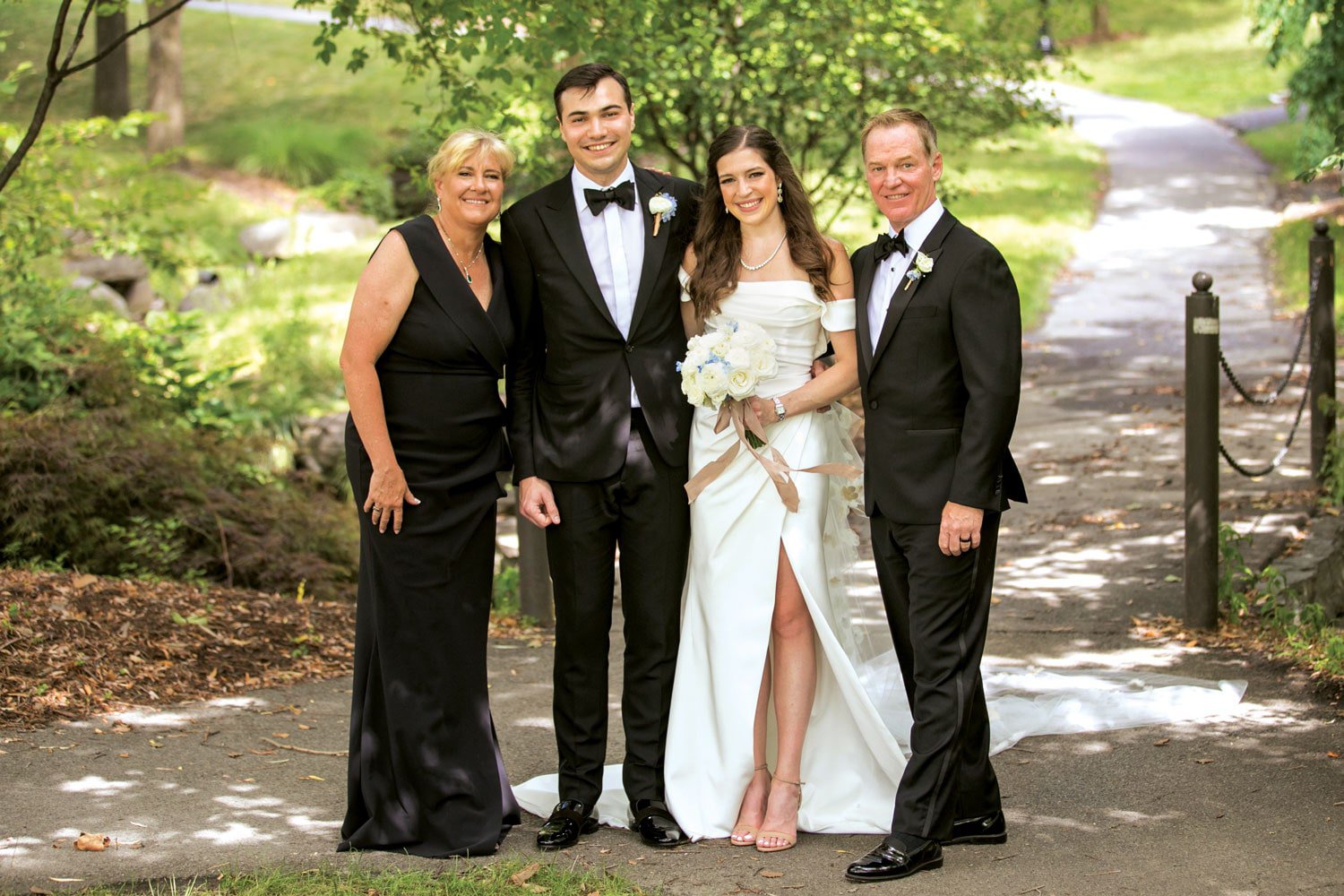 Mother & Father of Bride in Black Attire