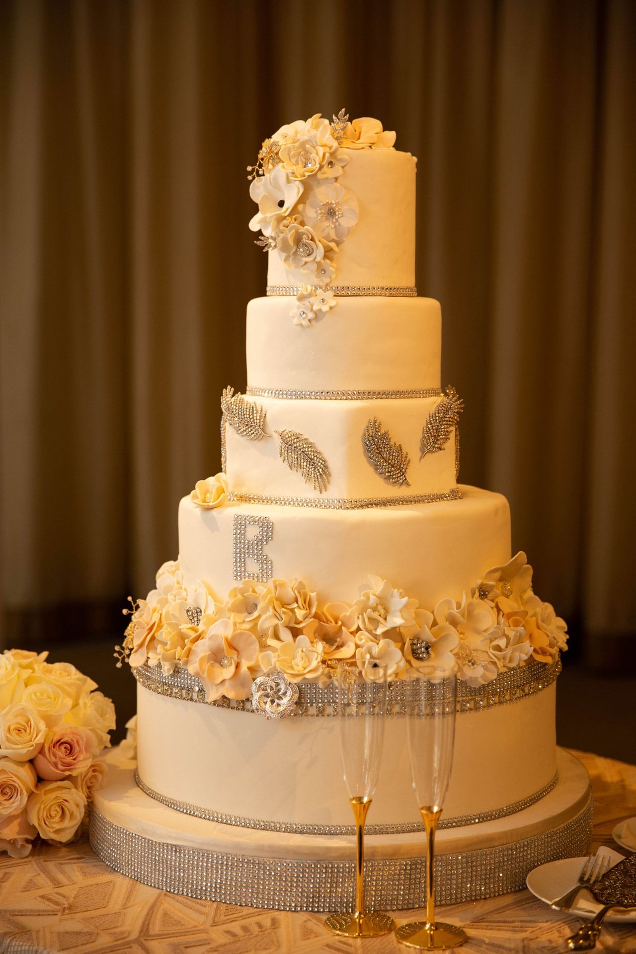 Five-Layer Cake with Rhinestones