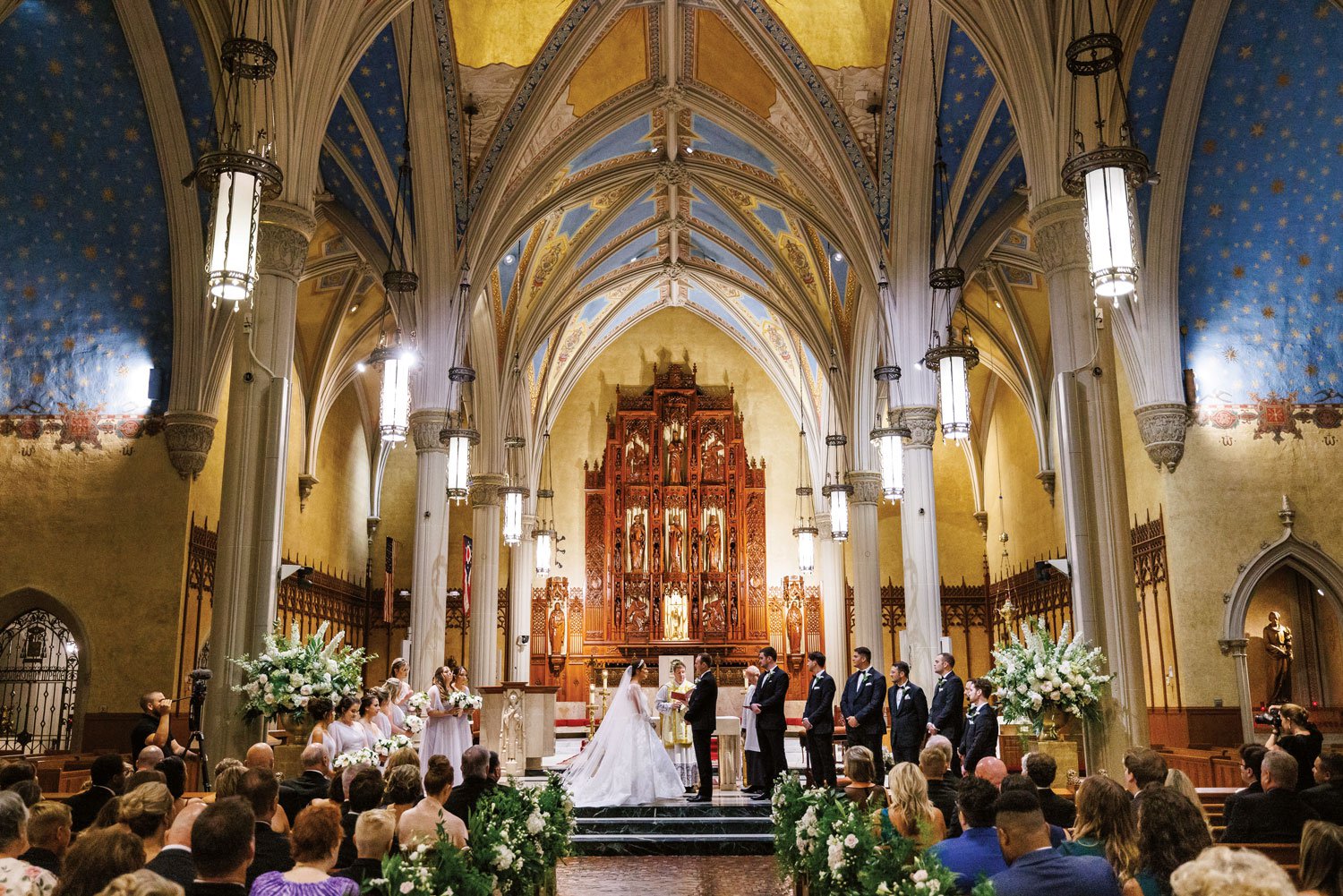 Traditional Catholic Ceremony at Cathedral