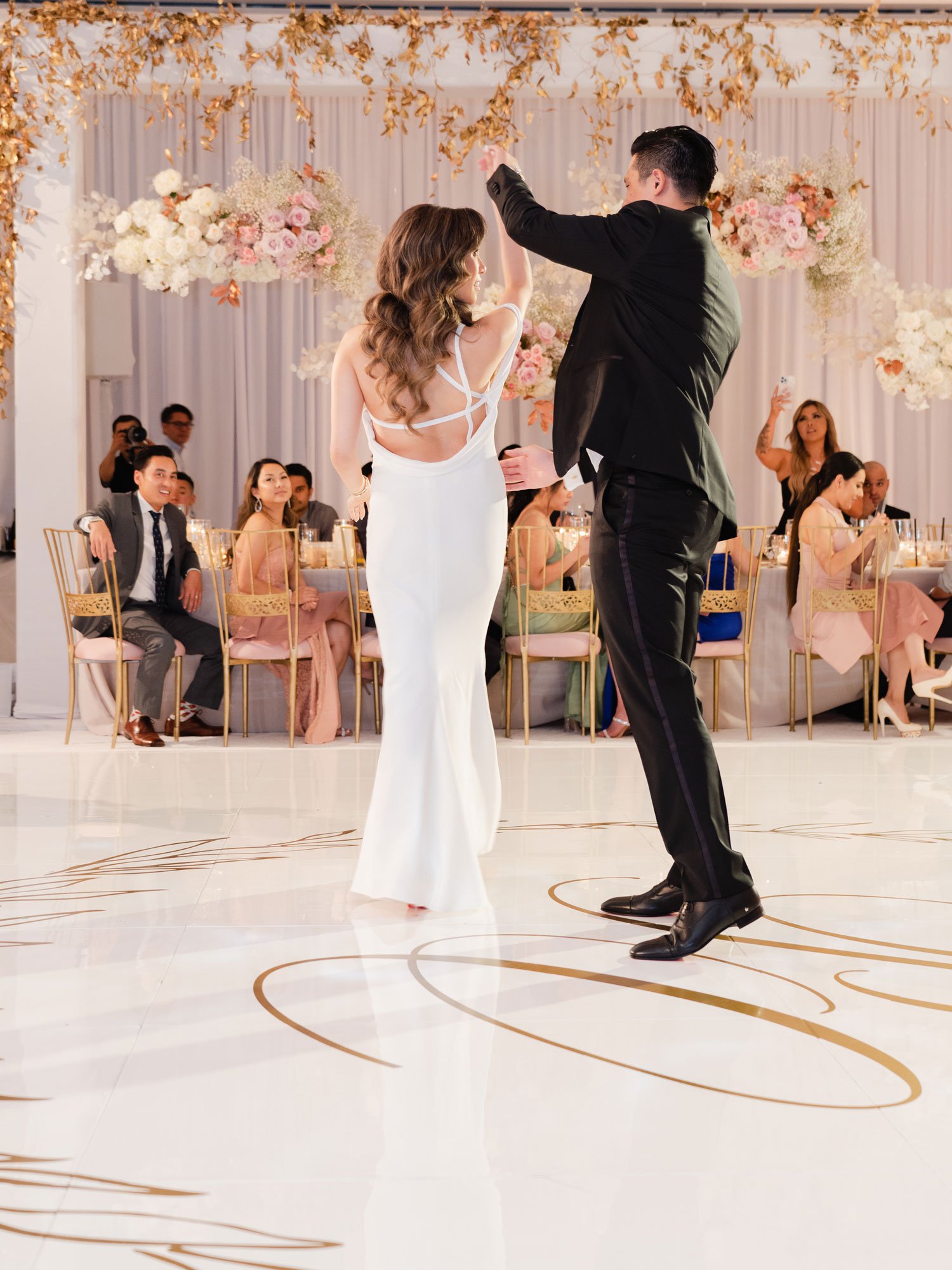 Bride in Second Dress for First Dance