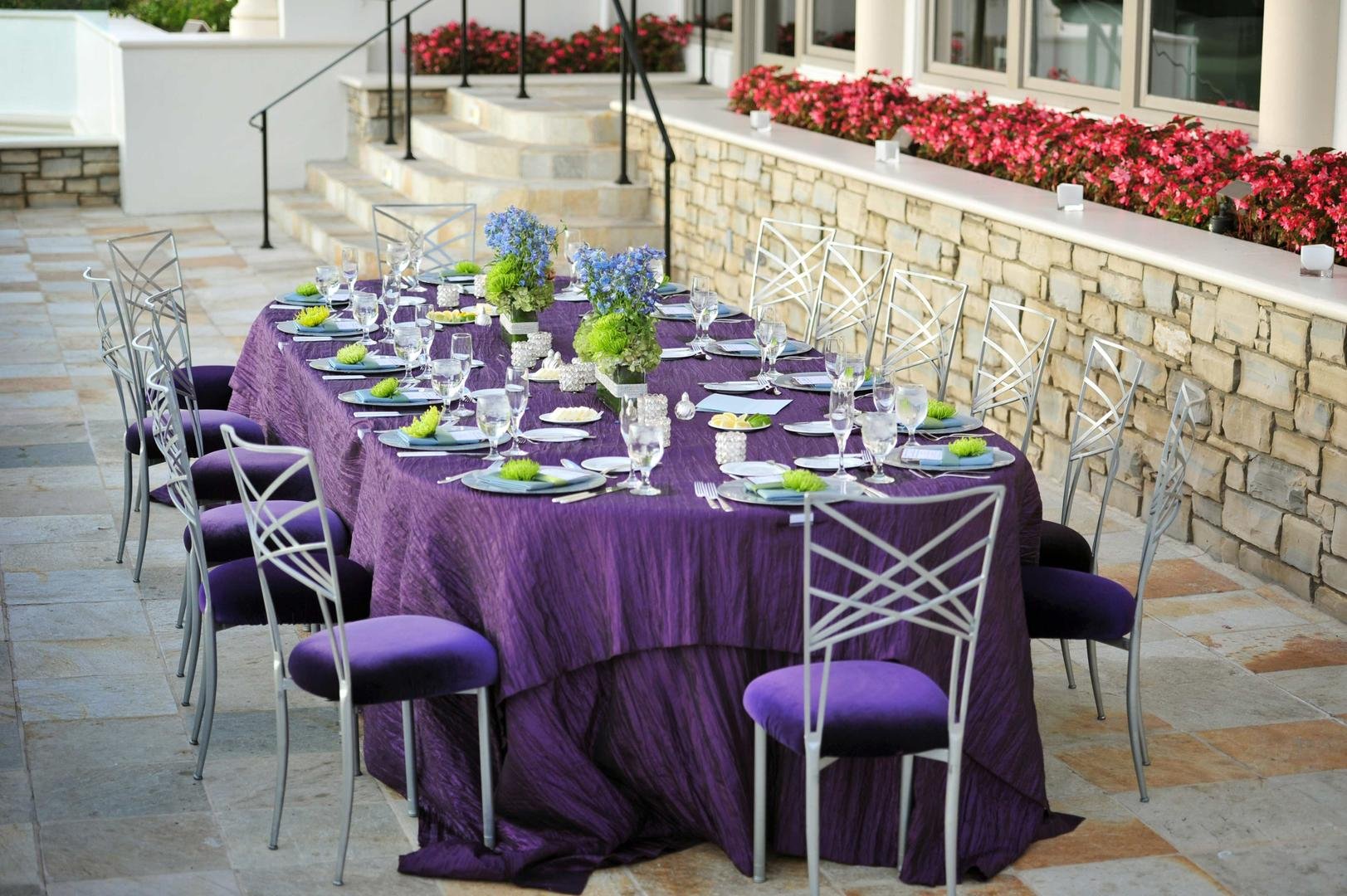 Purple Table Linens
