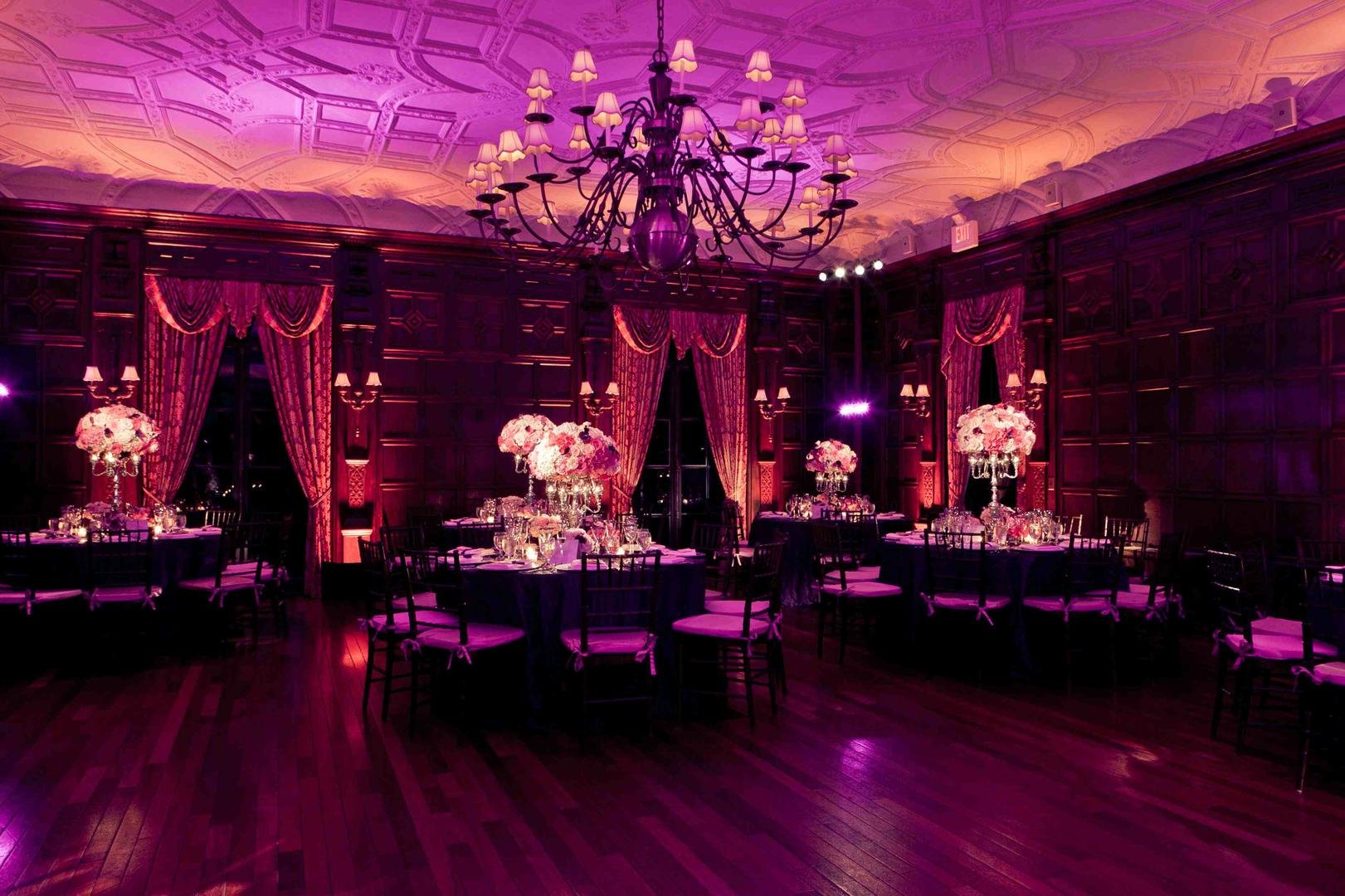 Purple Ballroom Wedding