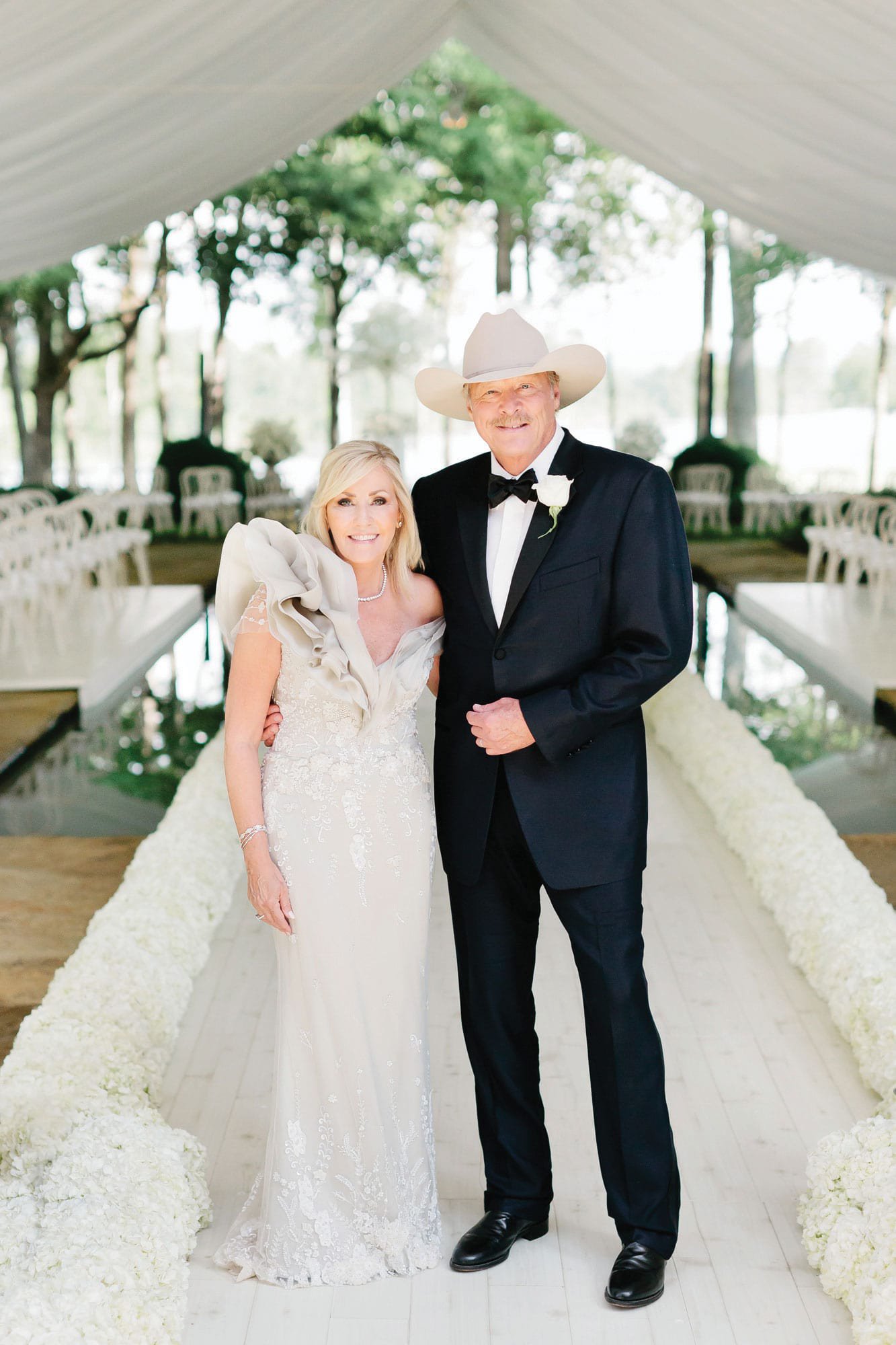 The Luxurious Backyard Wedding of Country Star Alan Jackson's Daughter