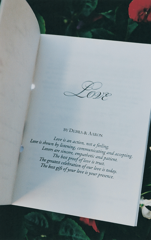 Ceremony Program Quote