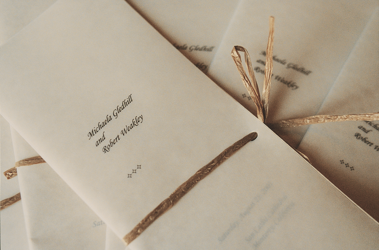 Simple Wedding Programs