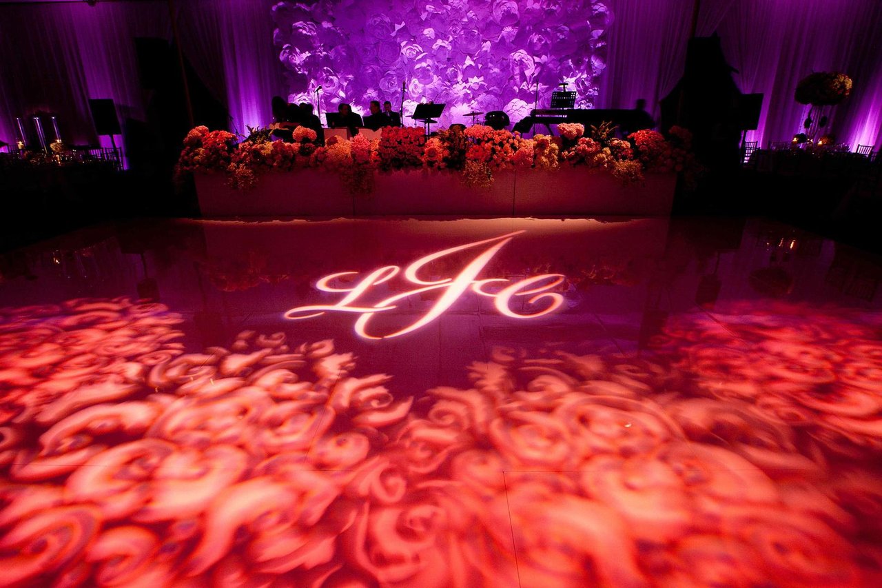 Rose & Monogram Dance Floor