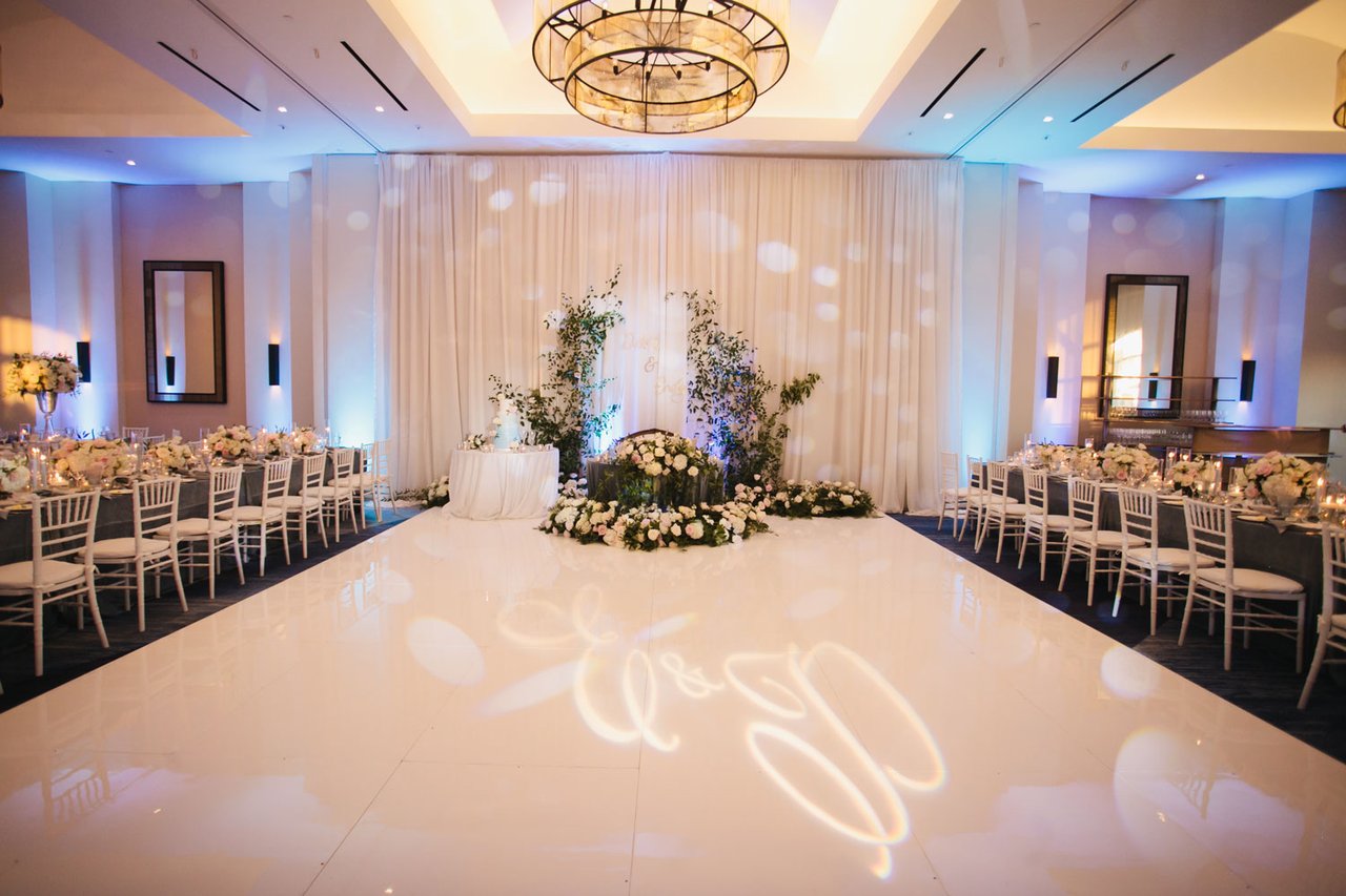 Sweetheart Table on Dance Floor