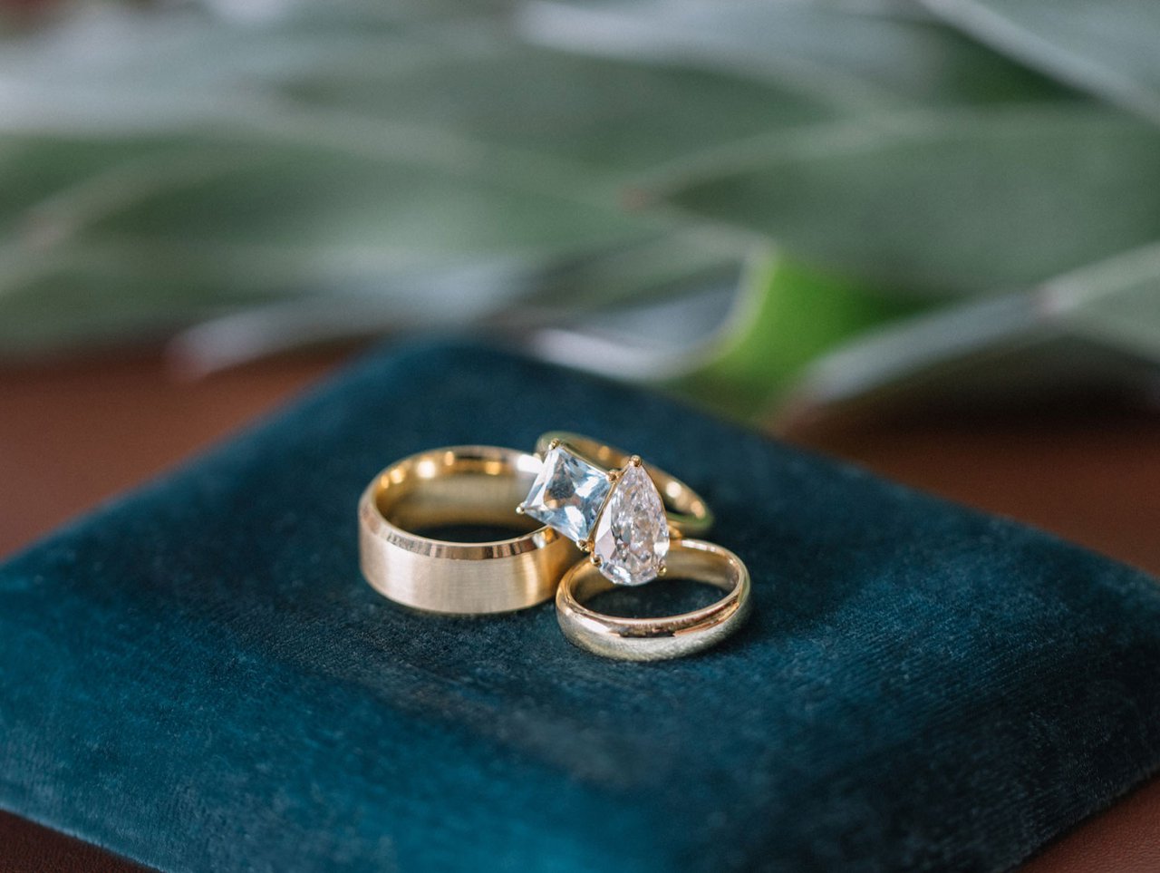 Unique Two-Stone Engagement Ring