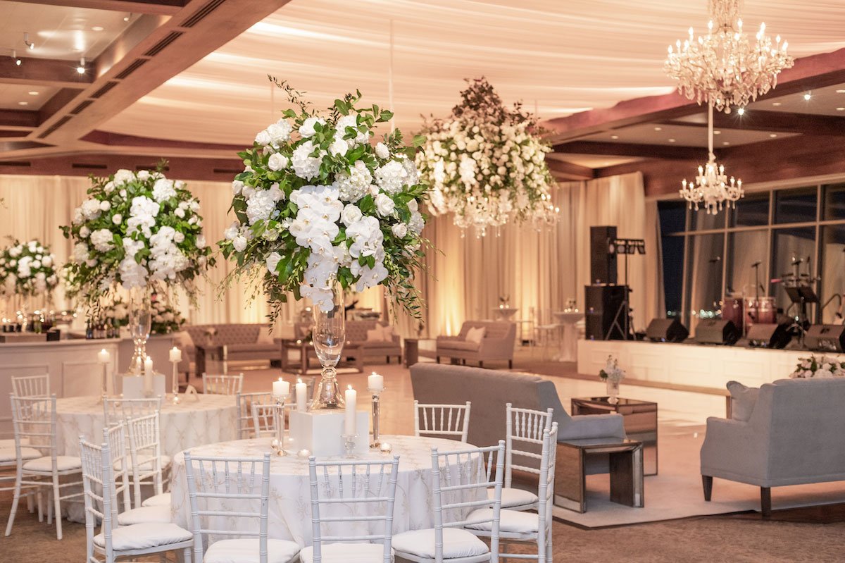 Wedding Table Surrounding Dance Floor