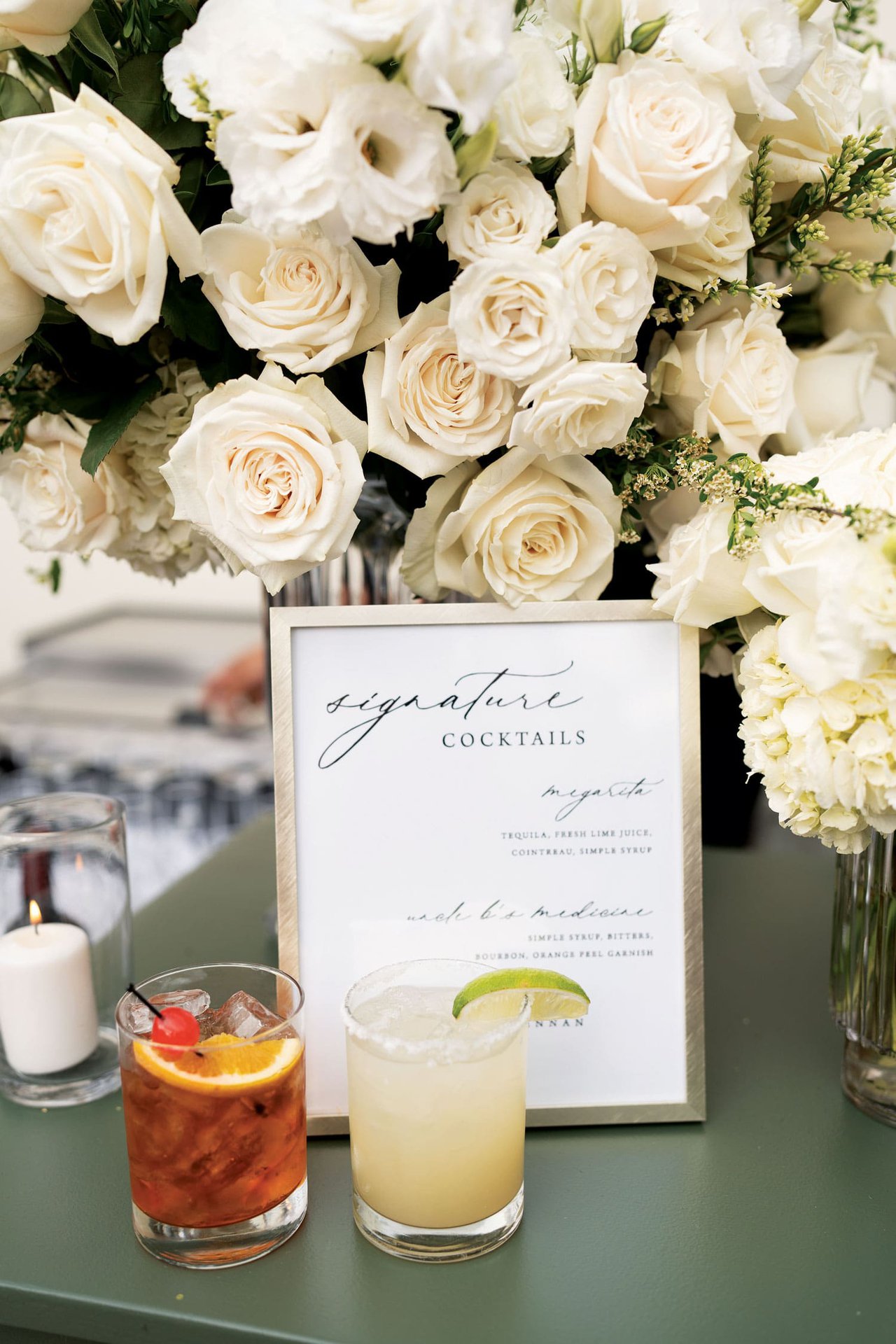 Signature Cocktails by Framed Menu