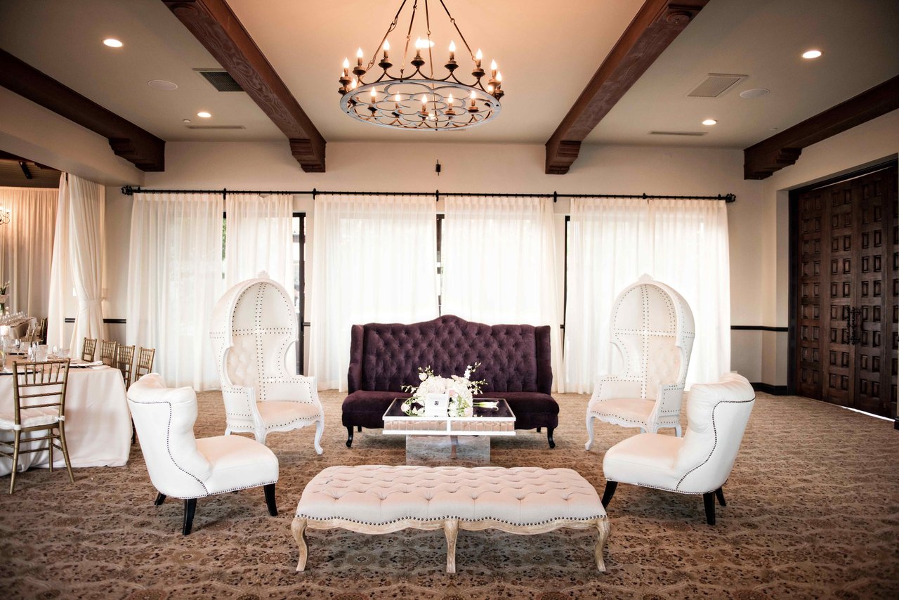 Ballroom Lounge Area, Plush Furniture
