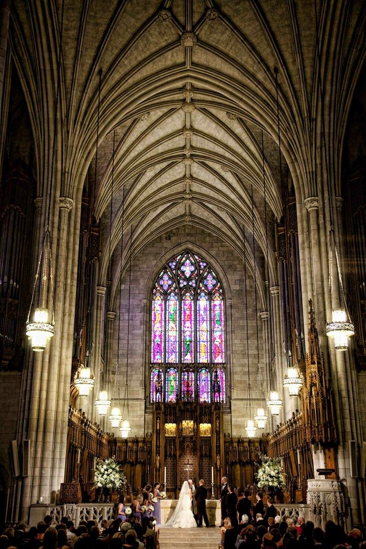 Neo-Gothic Chapel Wedding