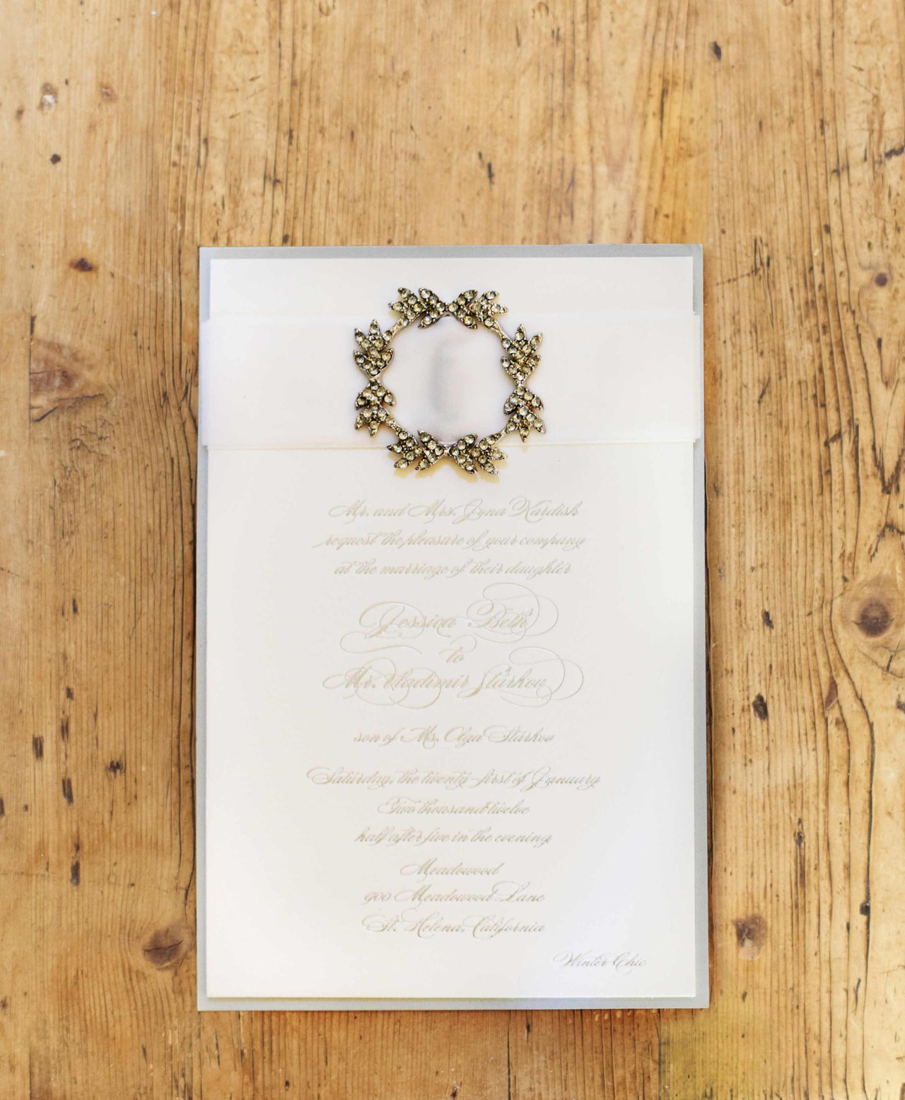 Elegant Wedding Invitation
