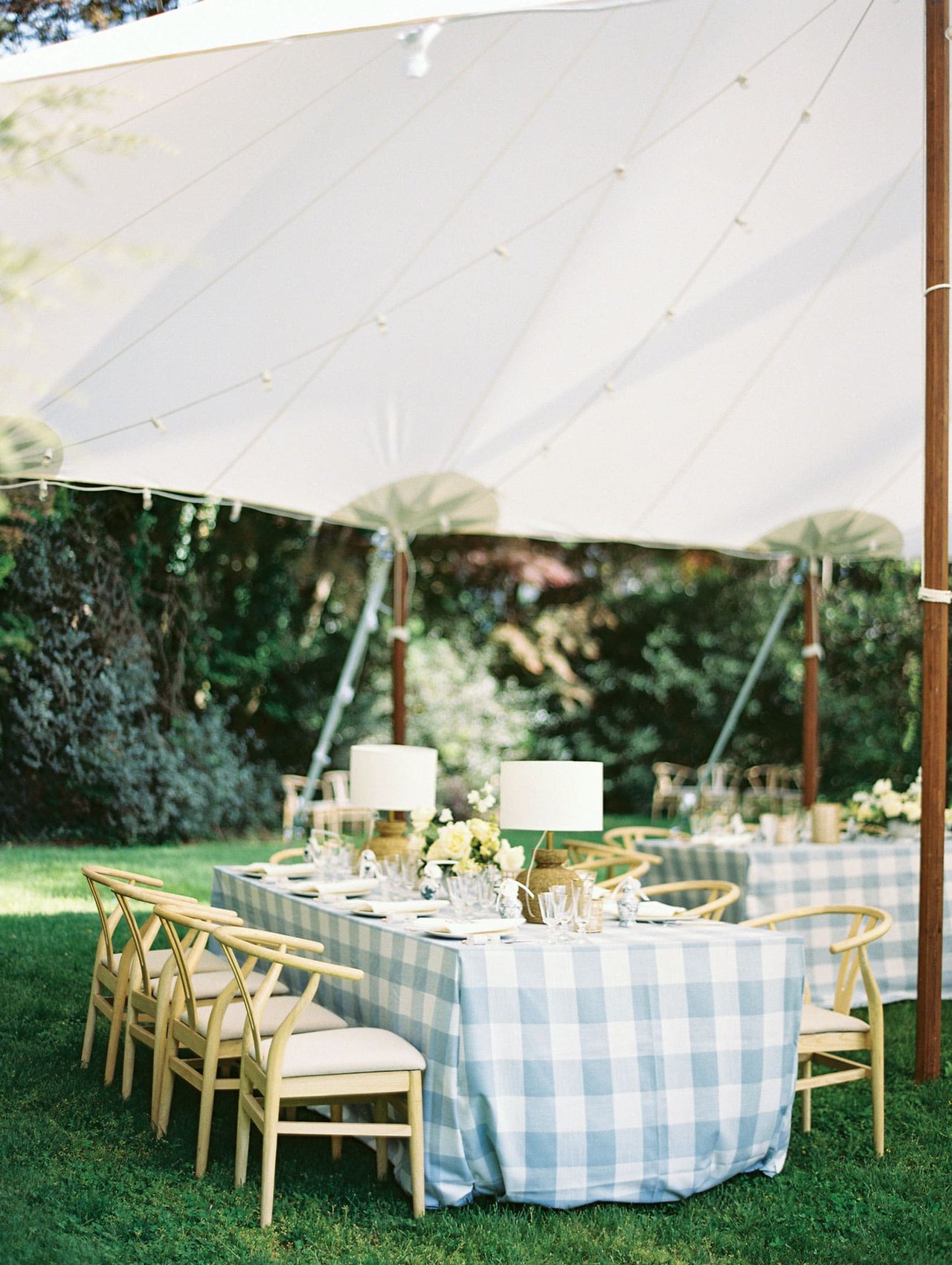 Pole Tent Wedding Reception