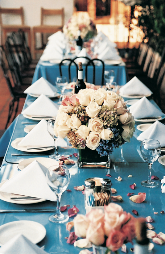 Greek Restaurant Tablescape