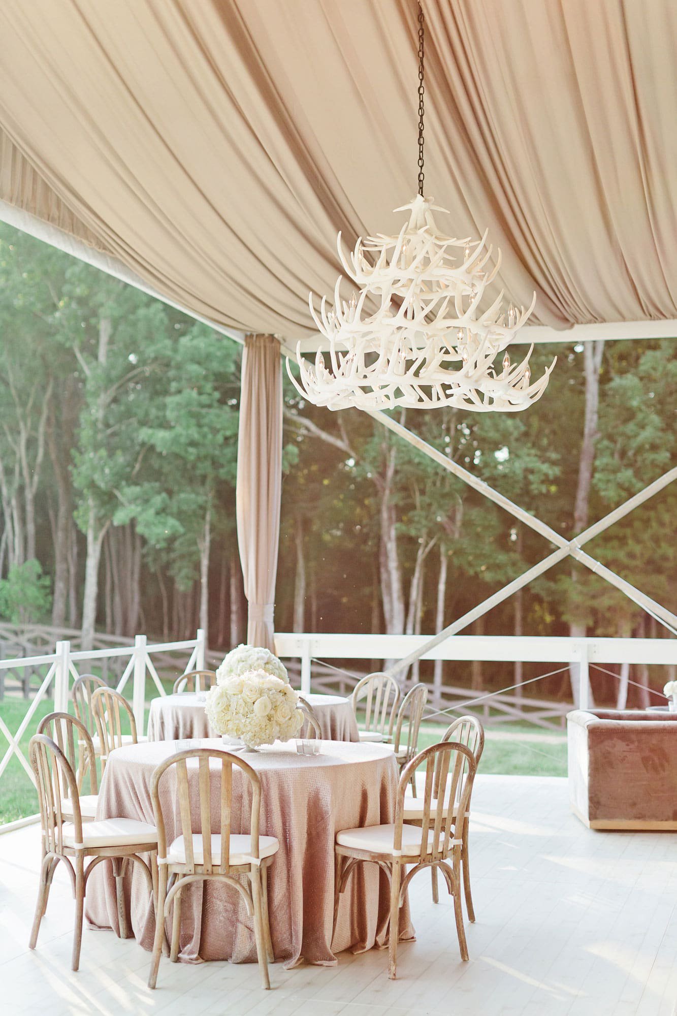 Rustic-Elegant Wedding Tent