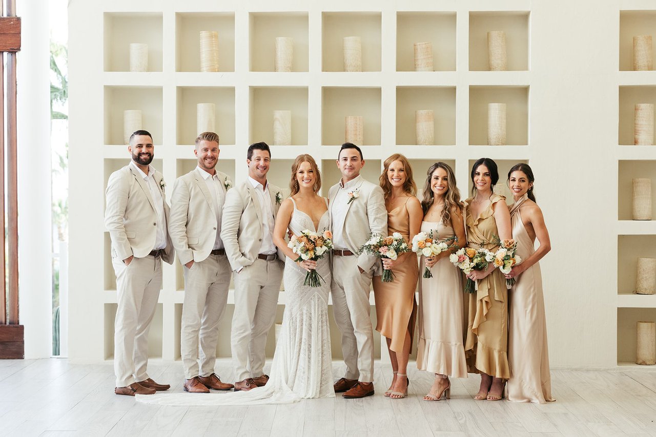 Neutral Destination Wedding Party