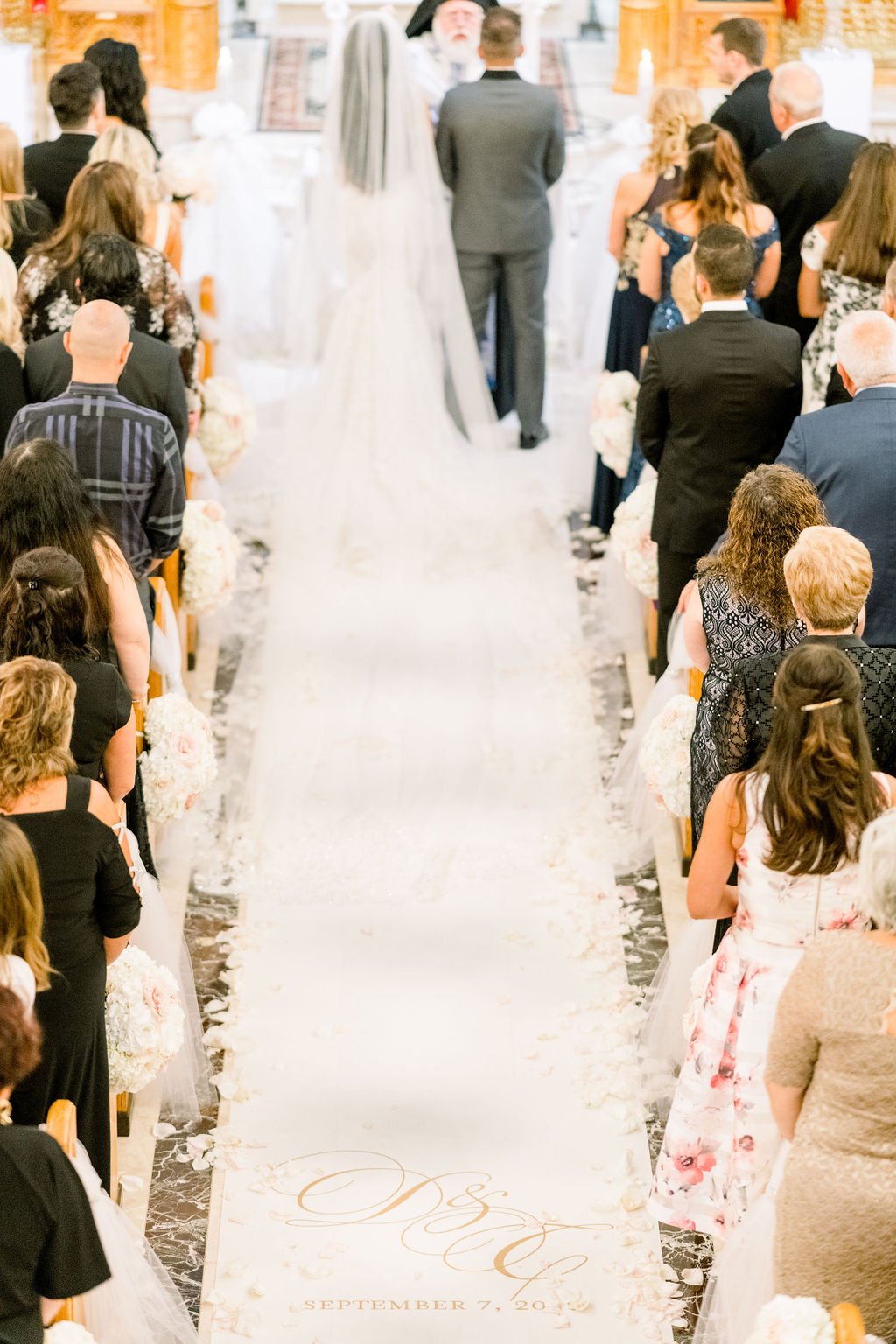 Custom Aisle Runner with Monogram
