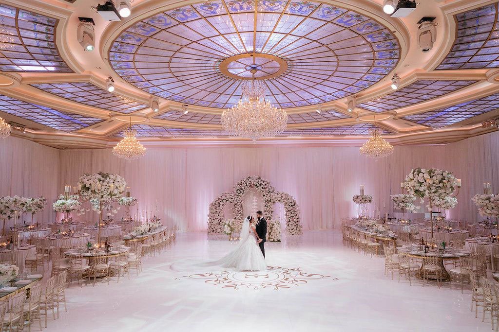 Bride & Groom on Dance Floor at Taglyan Complex