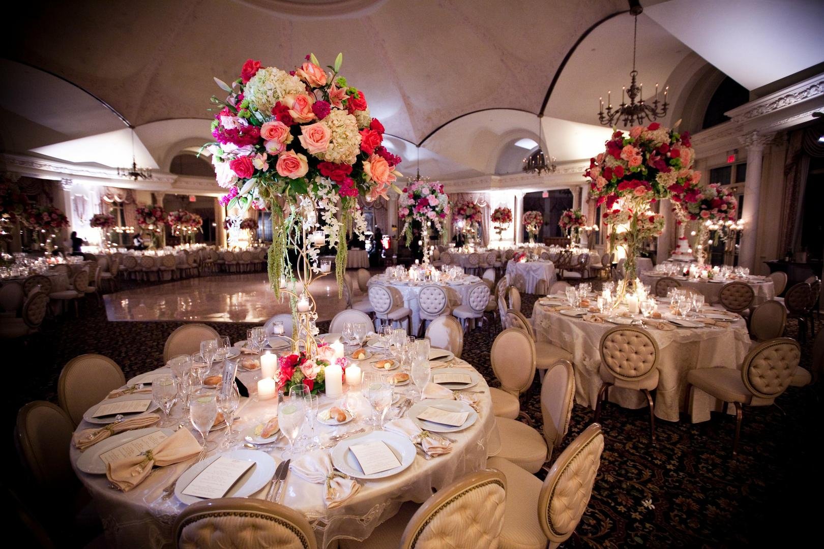 Romantic Reception Tables