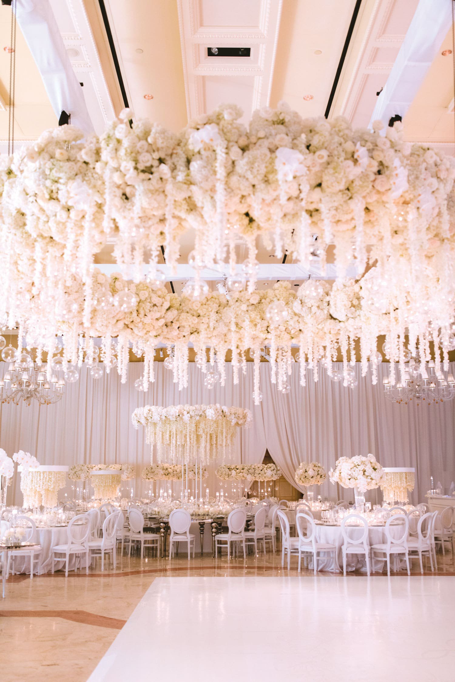 "Cloud" Ceiling Installation Over Dance Floor