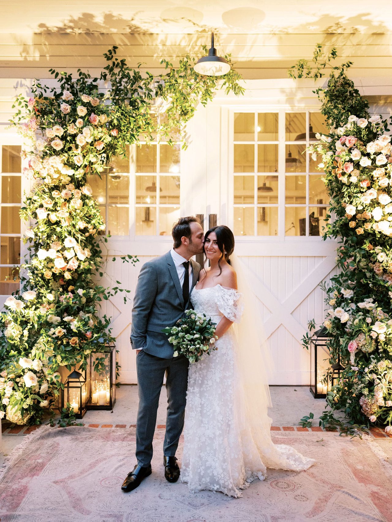 Evening Bride & Groom Portrait