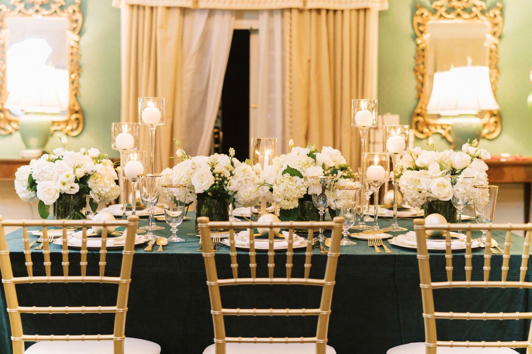 Intimate Holiday Dinner Table