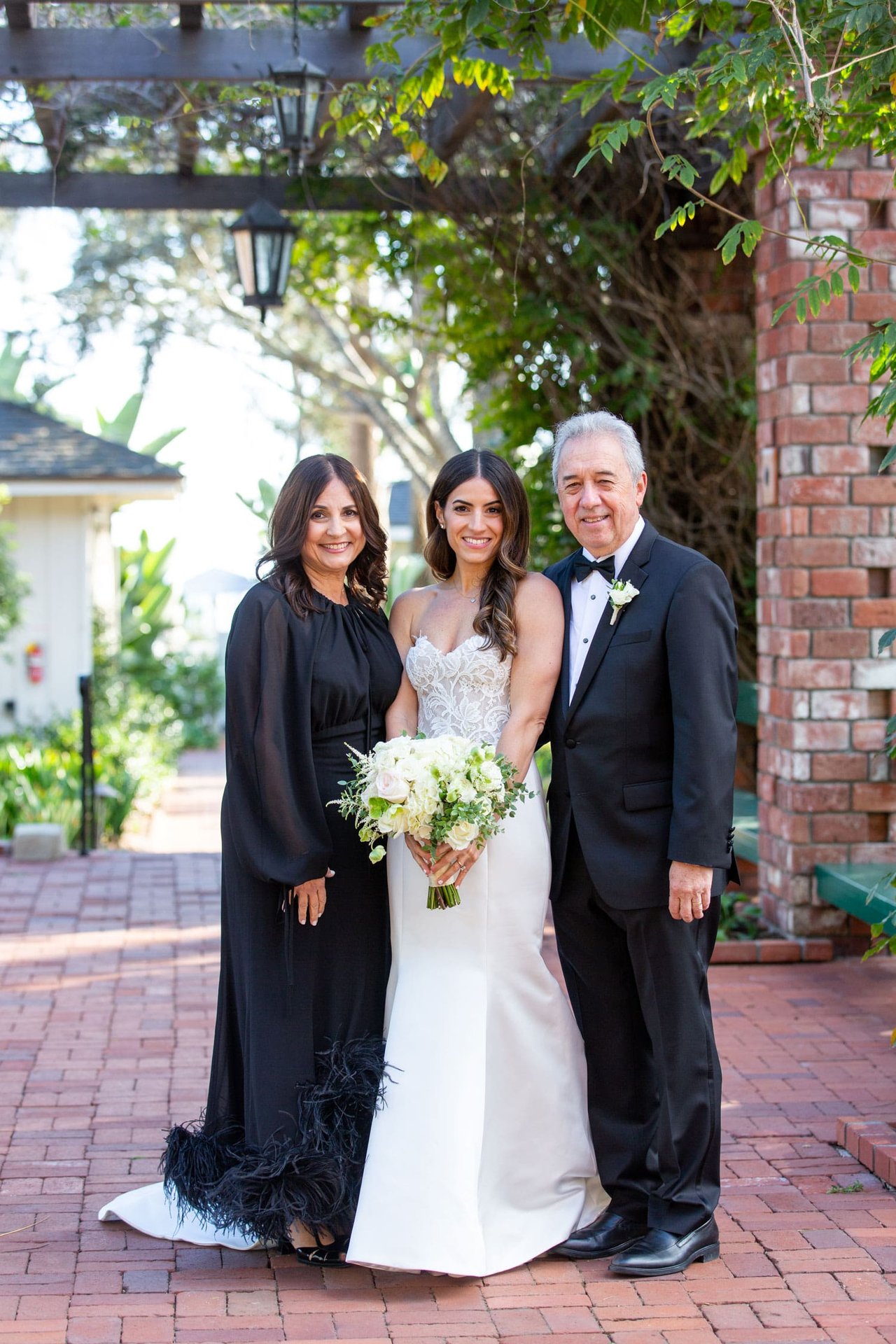 Bride with Mother & Father