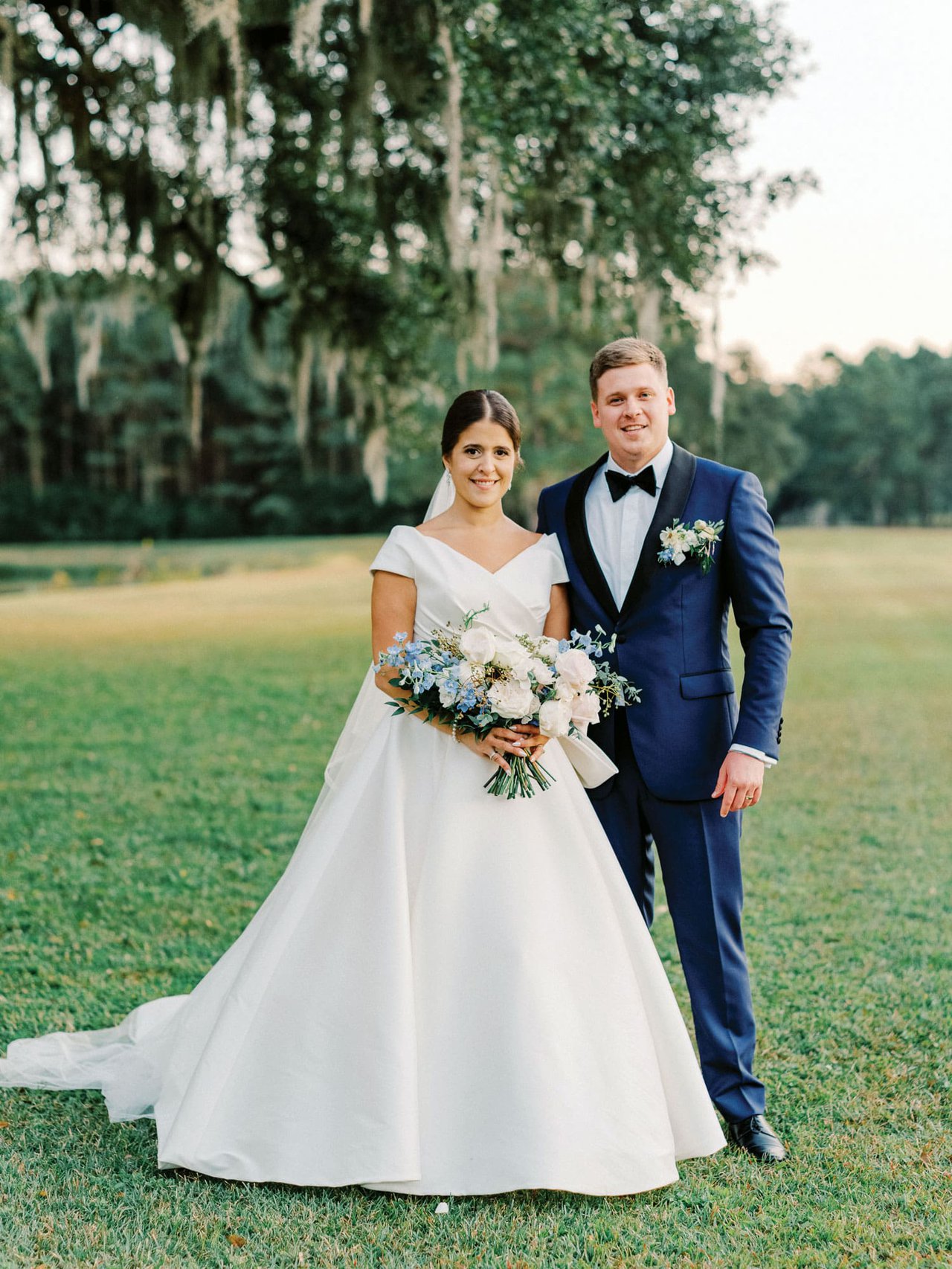 Classic Bride & Groom Portrait in South Carolina