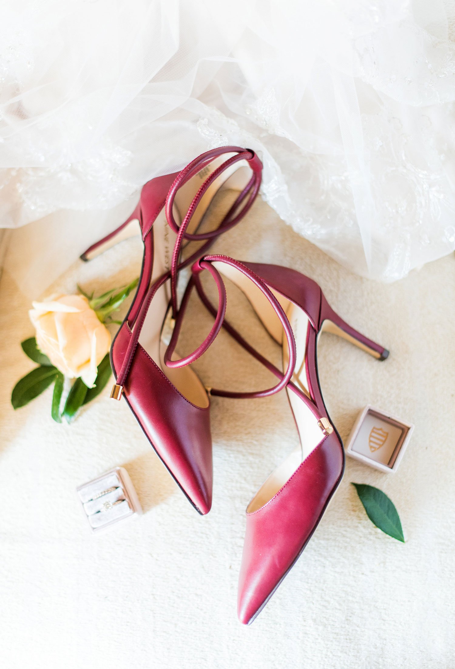 Bold Red Bridal Heels
