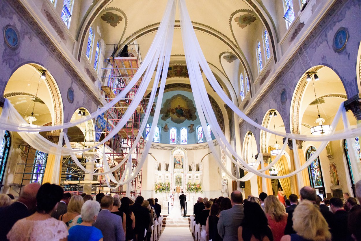 Draping in Church Ceremony