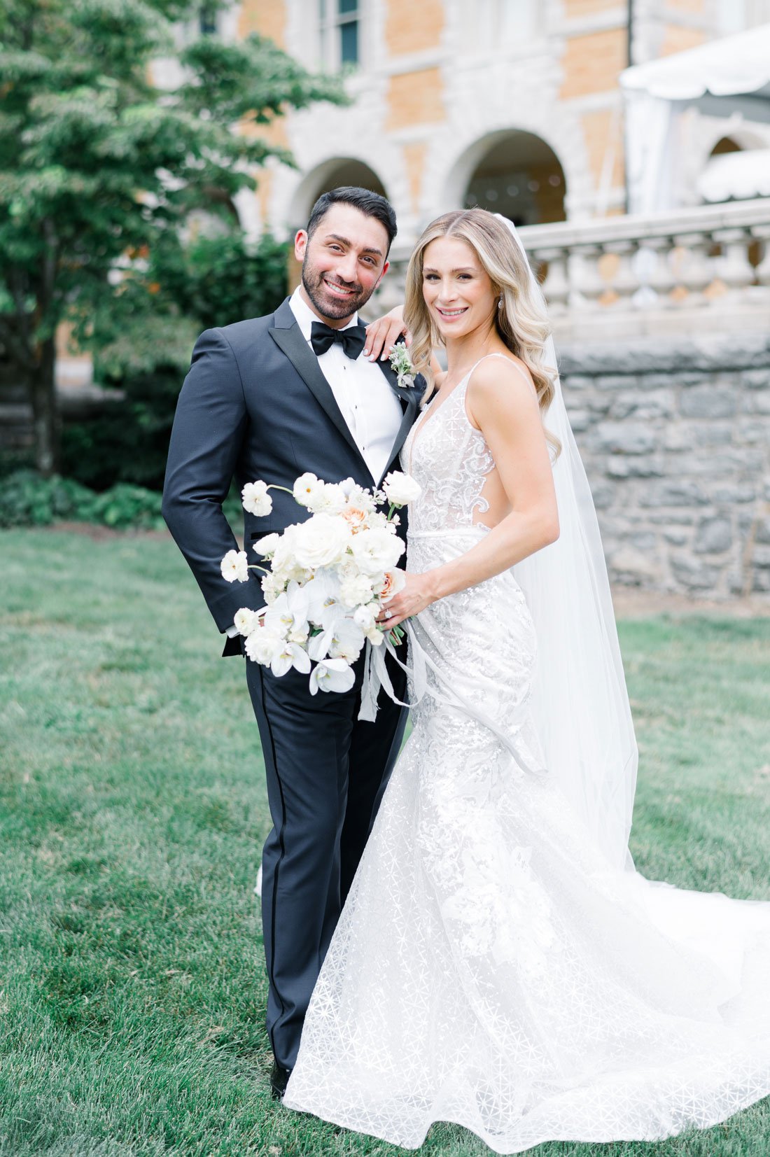 A Romantic, Chateau-Inspired Real Wedding in Pennsylvania