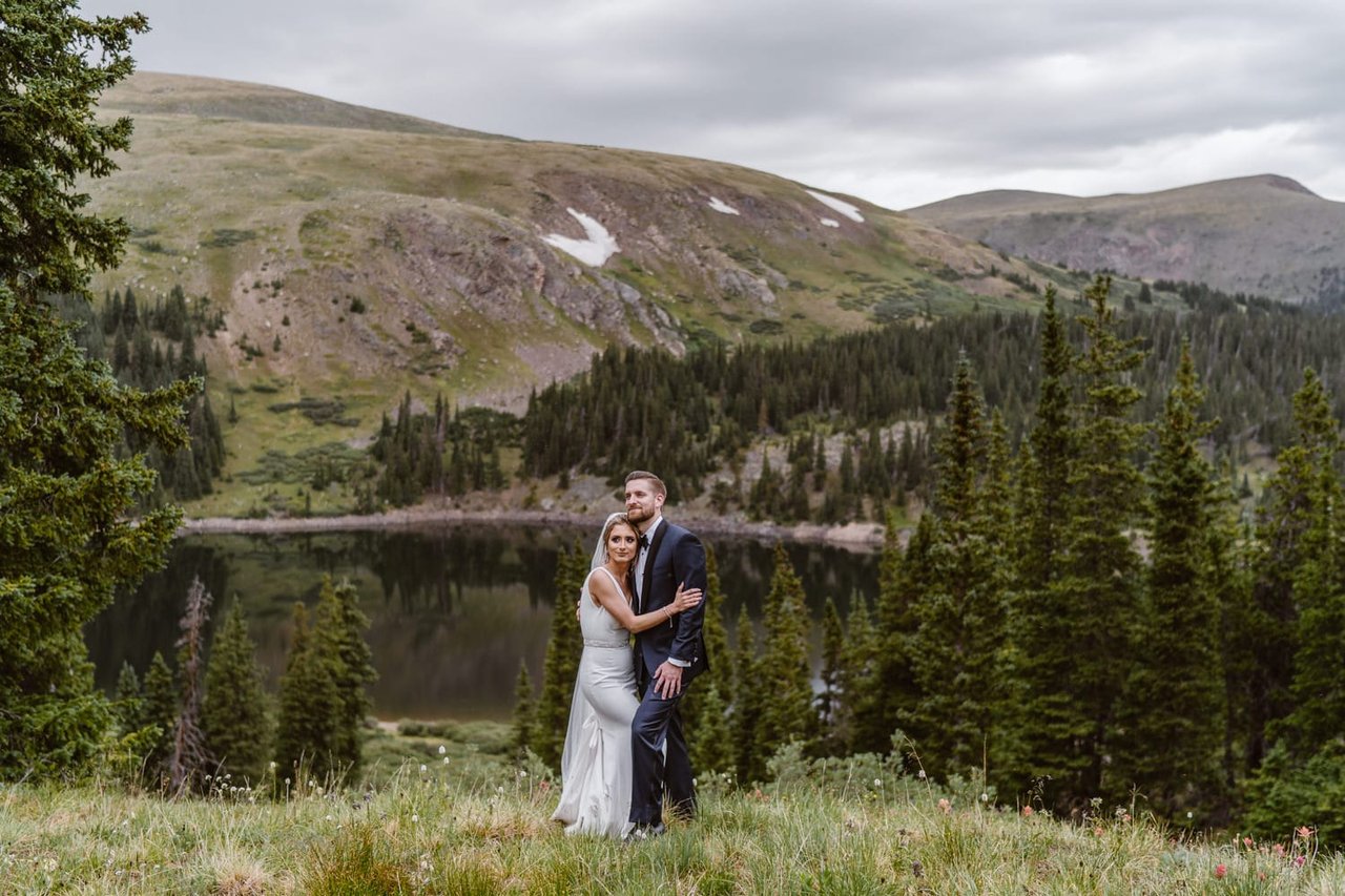 Colorado Forest Elopement Photo