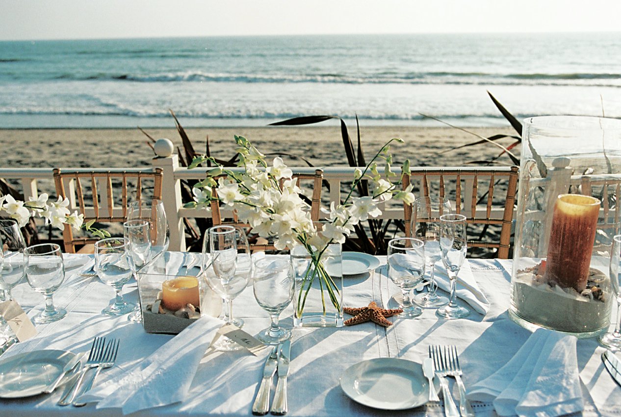 Oceanfront Reception Table