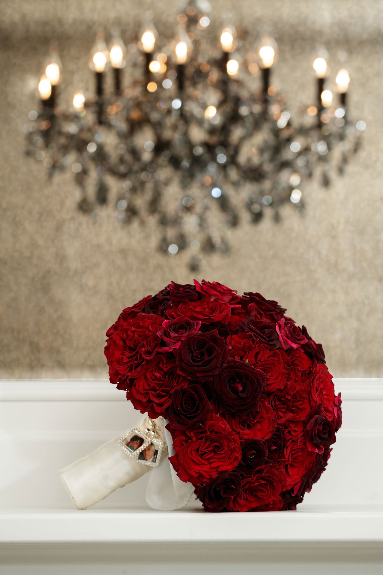 Bouquet of Red & Crimson Roses